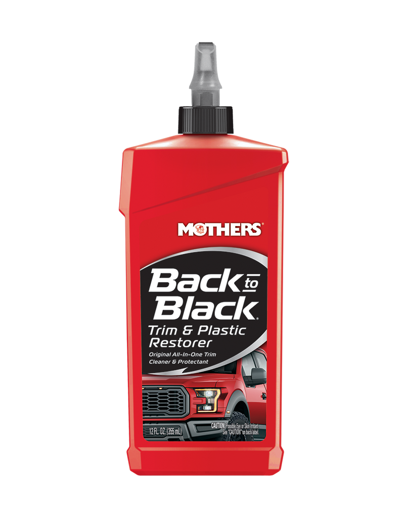 Black Car Wax Mothers Auto Restore Kit: Back-to-Black Trim & Plastic ...