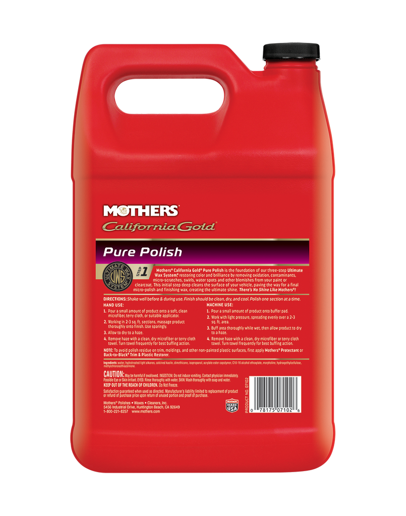 California Gold® Pure Polish | Mothers® Polish