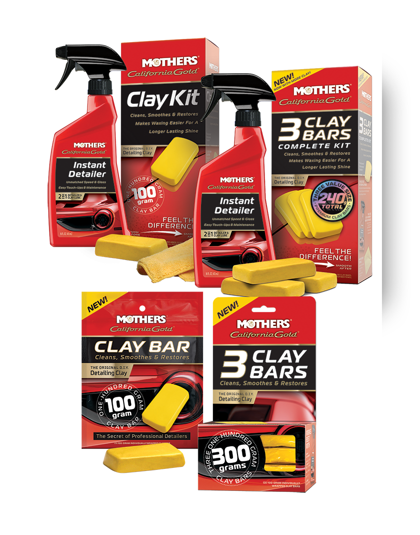 California Gold® Clay Bars – Mothers® Polish